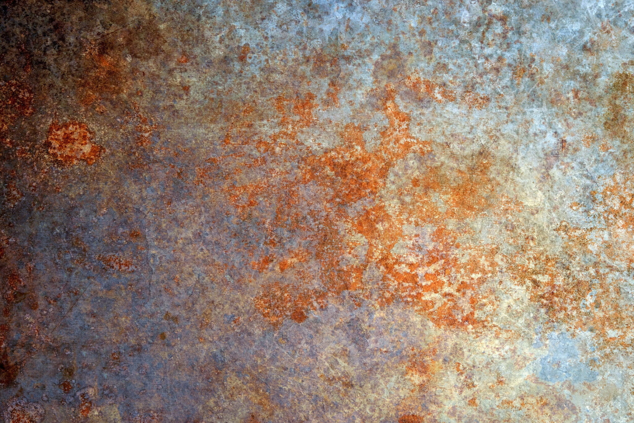 Fotobehang roest met paars en blauwe ondertoon | ToF behang aan je muur